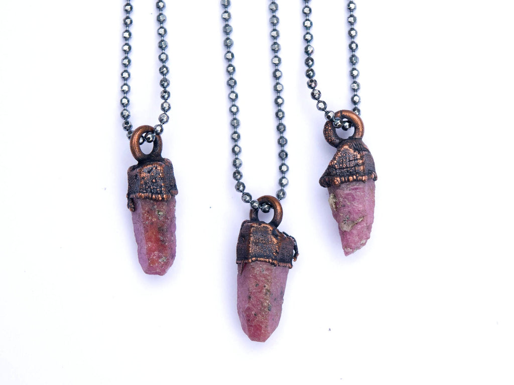 ruby stone necklace