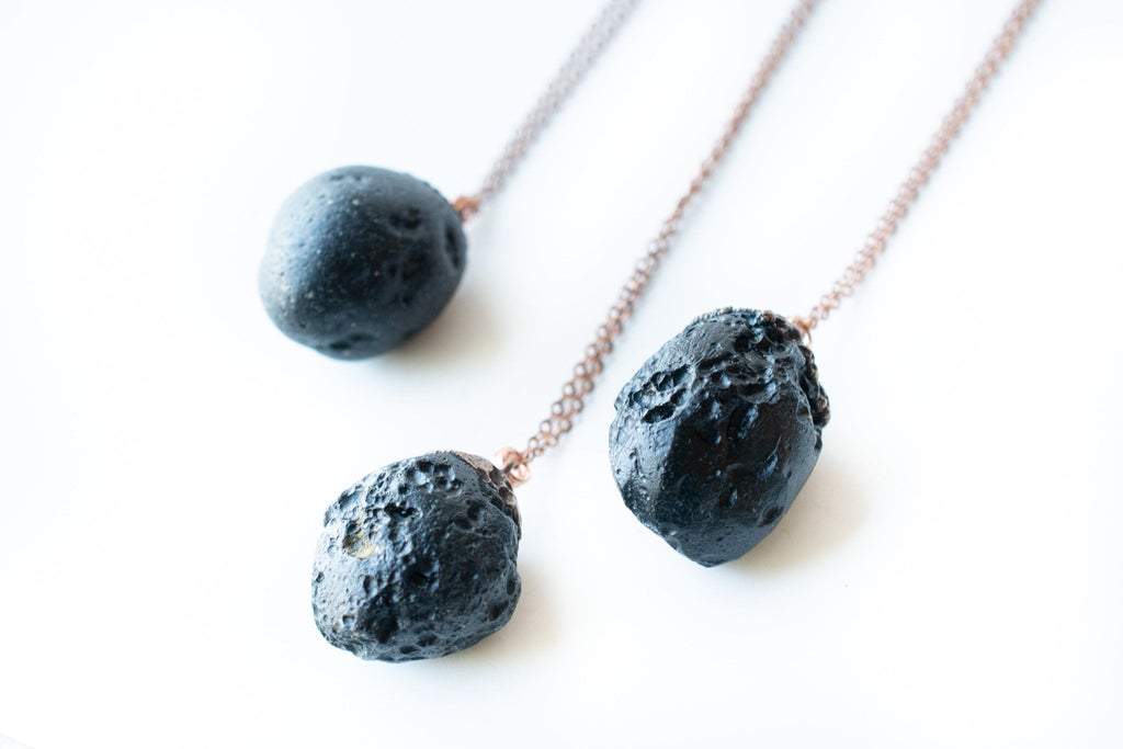 Tektite crystal necklace | Raw authentic tektite jewelry – HAWKHOUSE