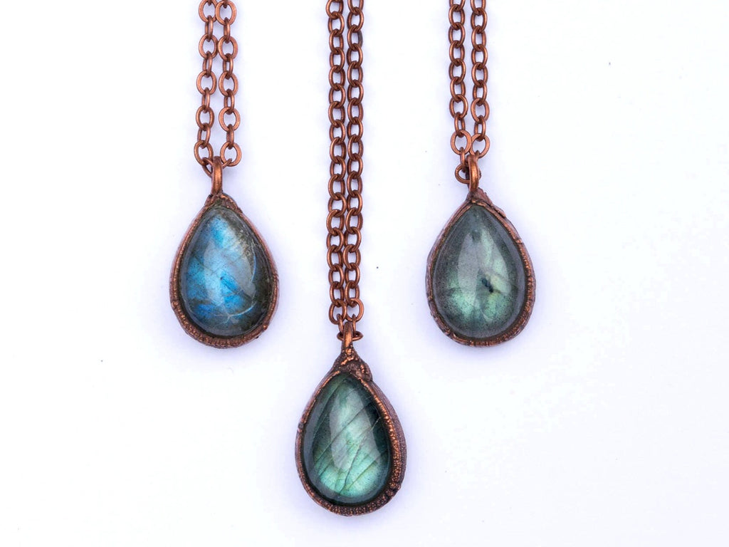 Labradorite necklace | Blue Labradorite necklace – HAWKHOUSE